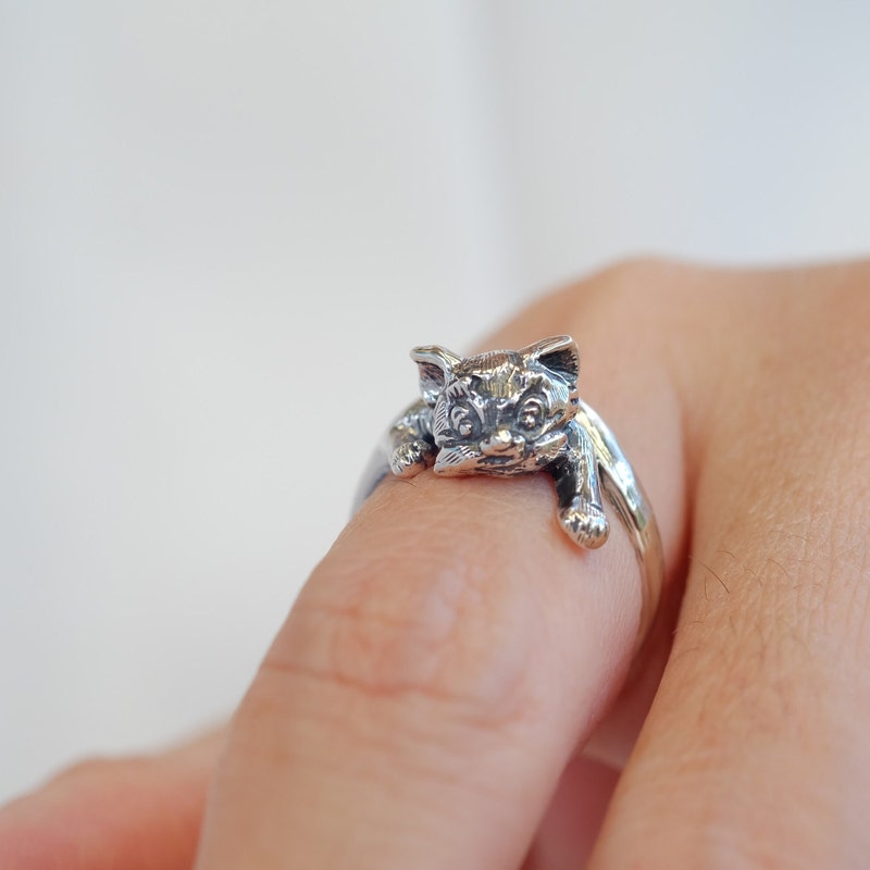 Adjustable Cat Ring - Etsy