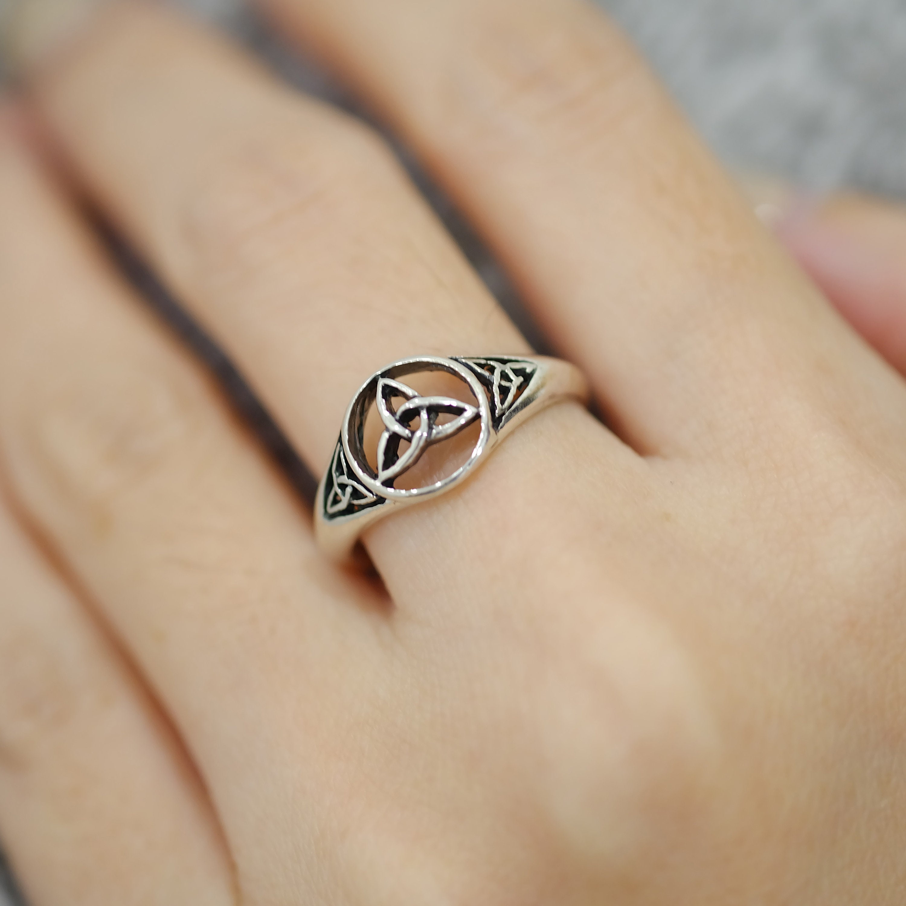 Sterling Silver Norse Viking Ringceltic Knot Ringviking Rune | Etsy