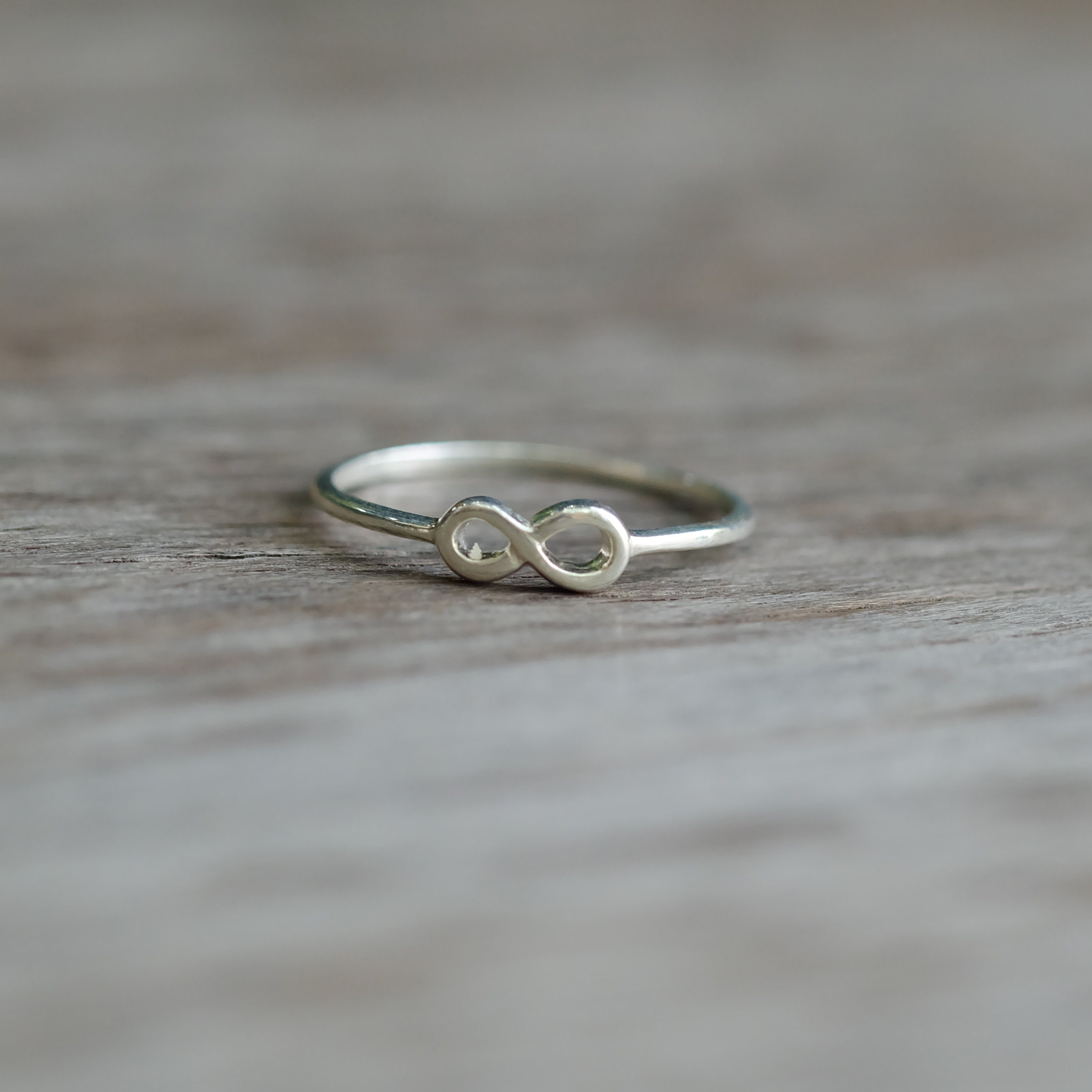 Sterling Silver Infinity Ringtiny Infinity Ringanniversary | Etsy