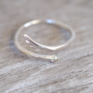 Sterling Silver Angel Wing Ring , Heaven Angel, Memorial Jewelry, Angel ...