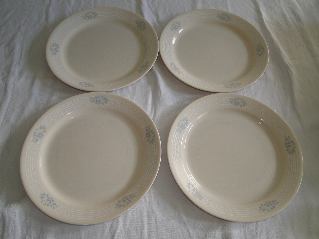 Set of 4 Corning Corelle LACE BOUQUET Pattern 10-1/4 Dinner Plates - Etsy