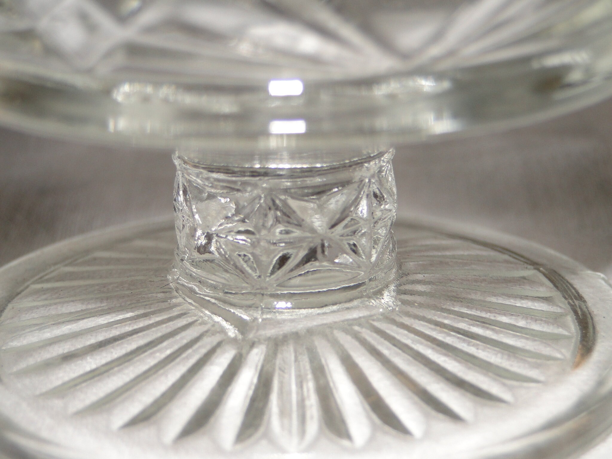 Hazel Atlas GOTHIC Pattern Big Top Peanut Butter Promo 8oz Sherbet Cup ...