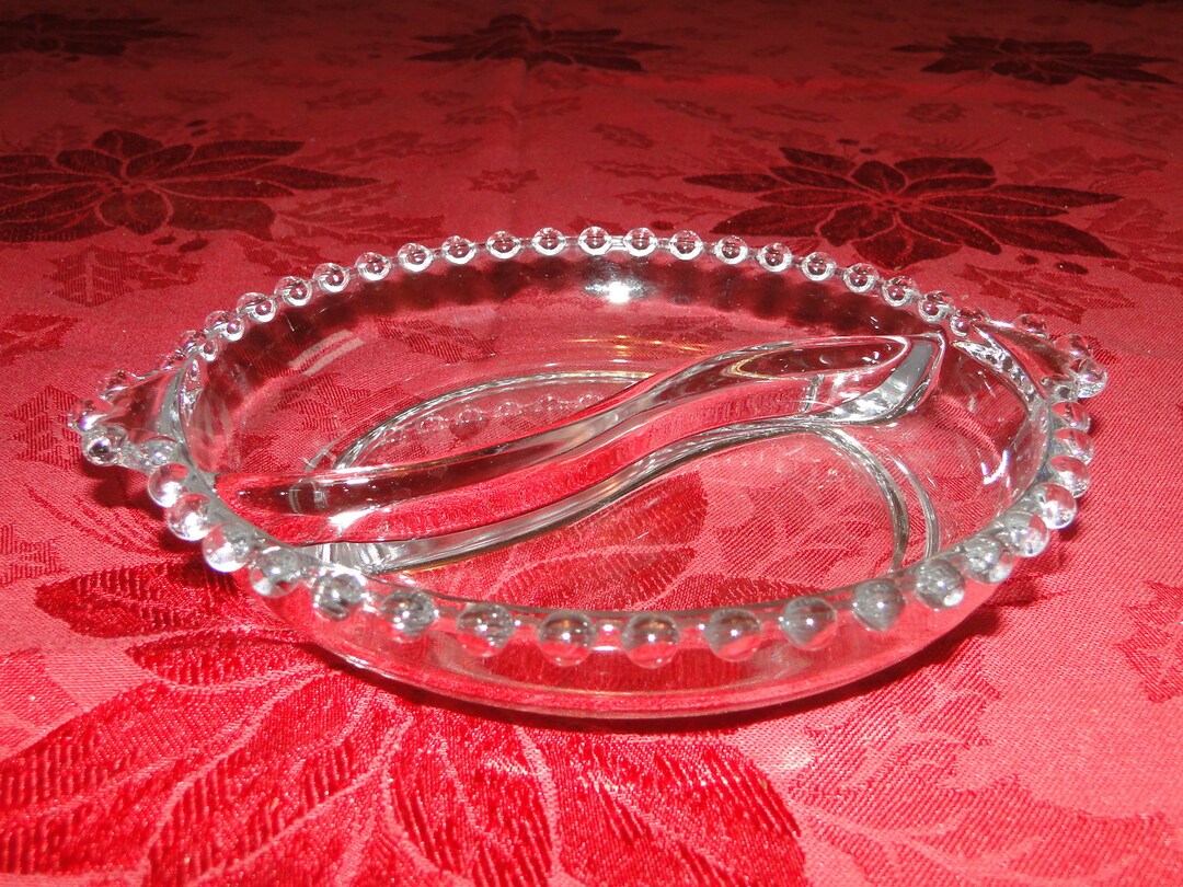 Imperial Glass CANDLEWICK Pattern 7-3/8" Divided Relish - Etsy