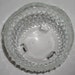 Indiana Glass DIAMOND POINT Pattern Clear Glass 3-toed Candy / Nut Bowl ...