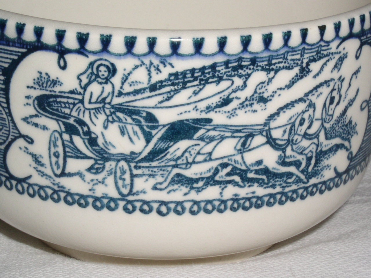 Royal China CURRIER and IVES Pattern Coffee Cup & Saucer Set - Etsy