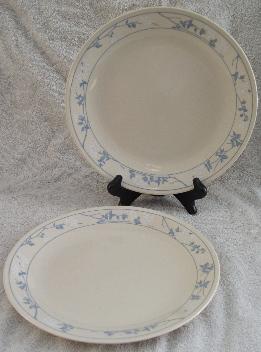 Set of 2 Corning Corelle FIRST OF SPRING Pattern 10-1/4" Dinner Plates ...