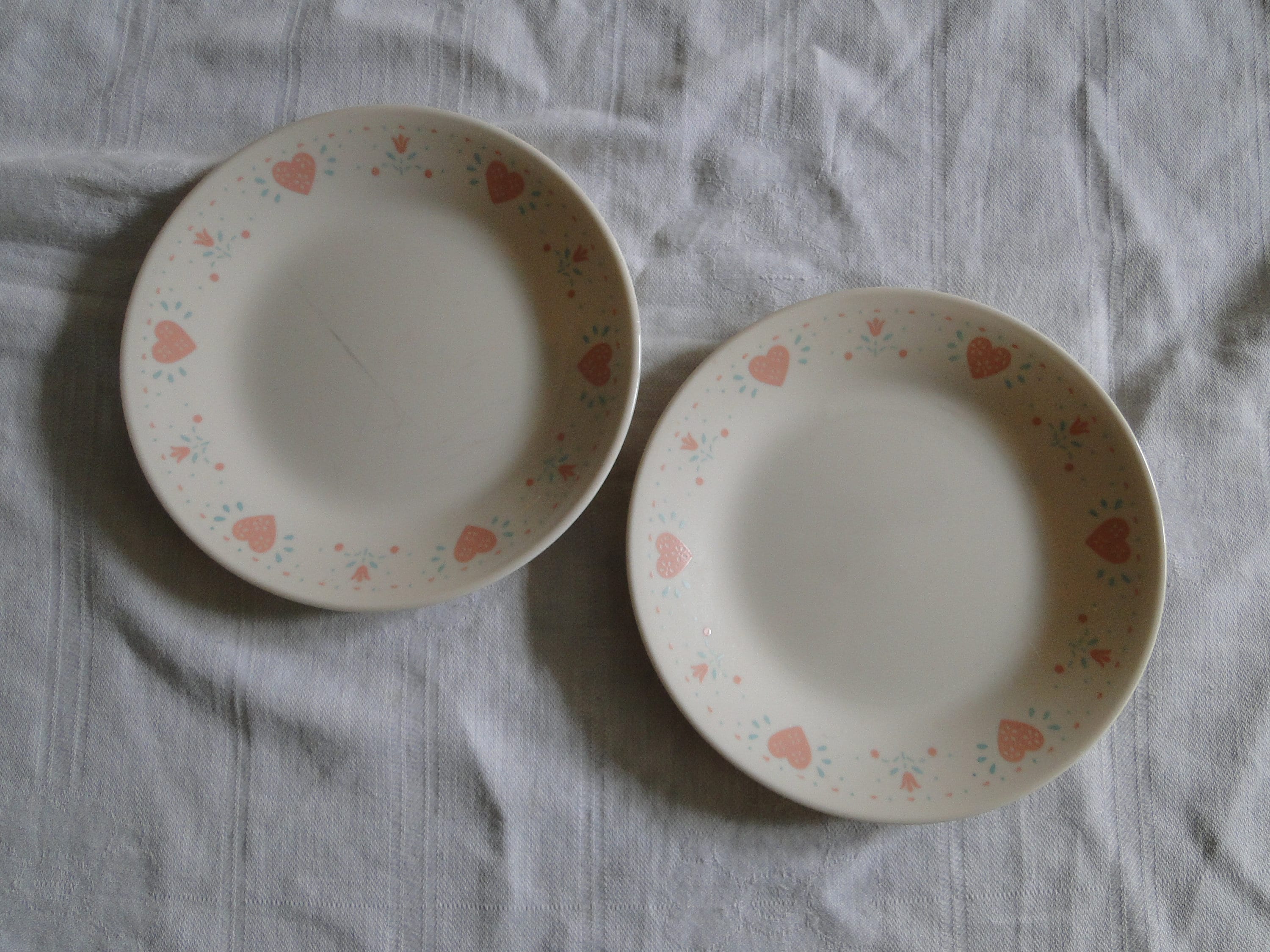Set of 2 Corning Corelle FOREVER YOURS Pattern 6-3/4" Bread Plates - Etsy