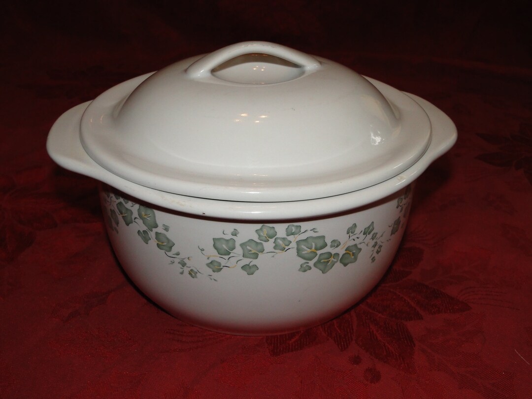 Corning Ware / Corelle Coordinates CALLAWAY Pattern 1-1/2 Quart Covered ...