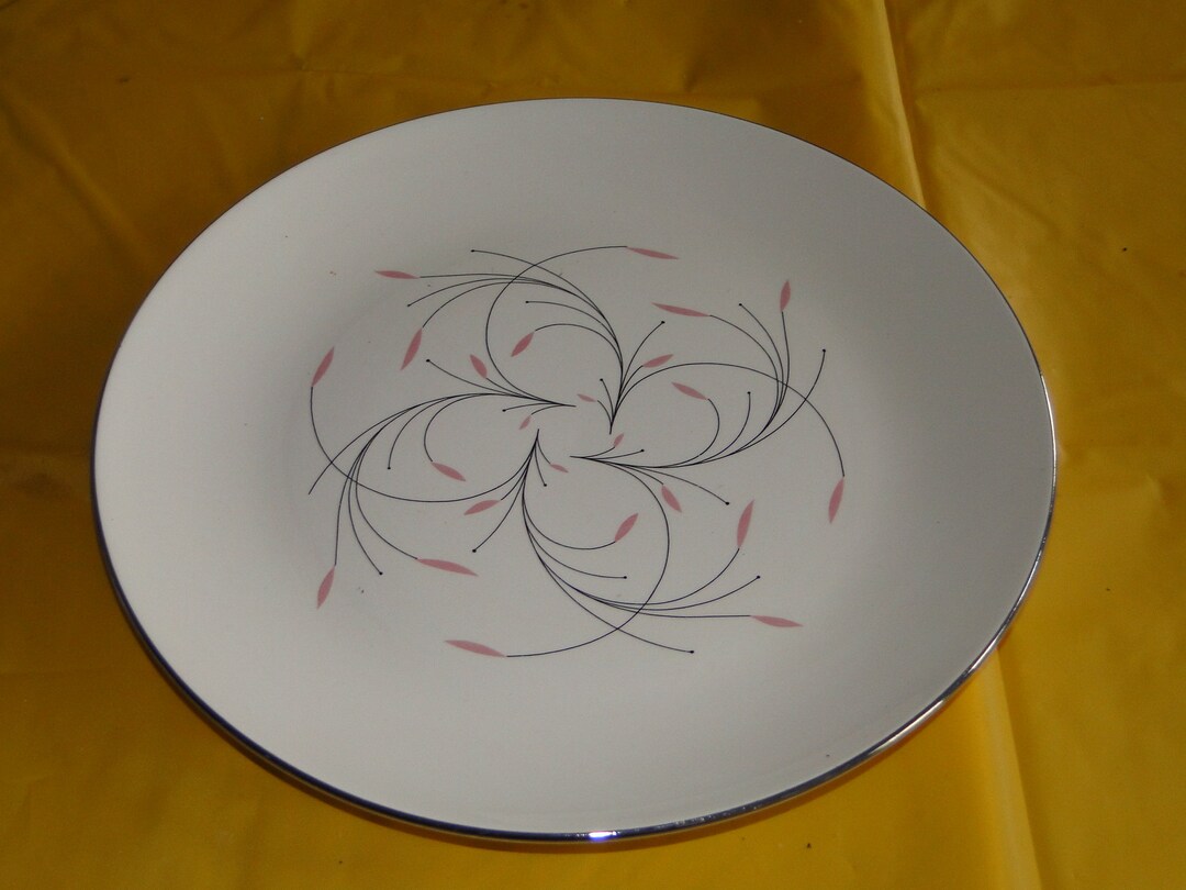 Homer Laughlin Rhythm CAPRI PINK Pattern 10" Dinner Plate - Etsy