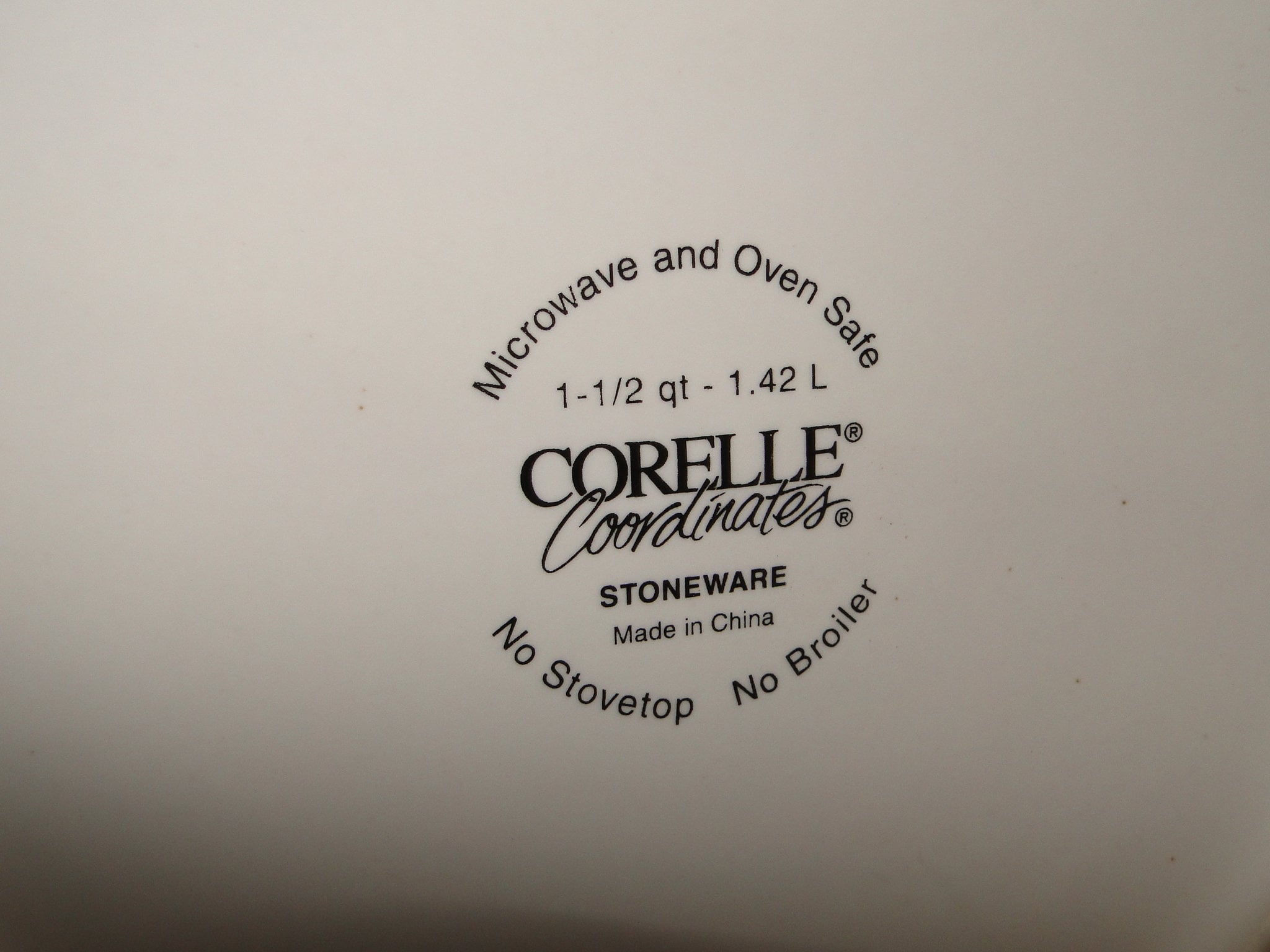 Corning Ware / Corelle Coordinates CALLAWAY Pattern 1-1/2 Quart Covered ...