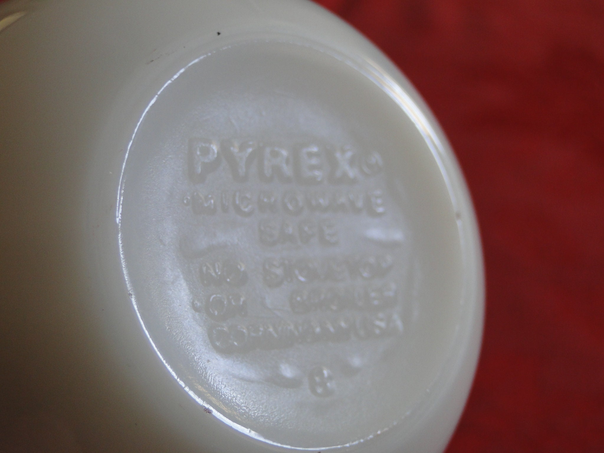 Set of 2 Corning Pyrex FLIRTATION Pattern Milkglass Coffee Cups - Etsy