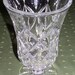 Clear Crystal Diamond Pattern Cut Glass 7 Tall Candle Holder / Vase - Etsy