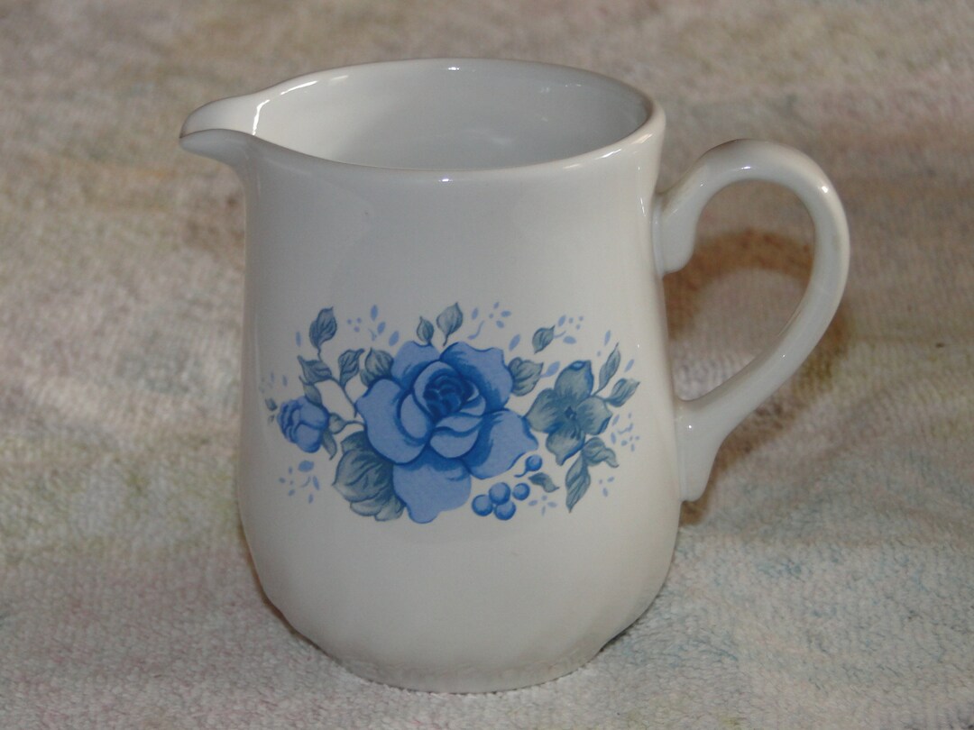Corning Corelle Coordinates BLUE VELVET Pattern Creamer - Etsy