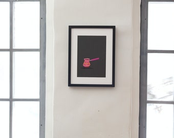 Antique Brass Turkish Coffee Pot - Etsy