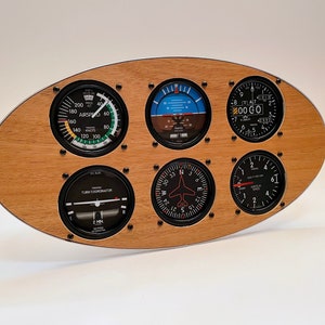Cessna Six Pack Flight Deck Displays - Private Pilot Home Decor ...