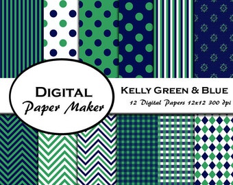 Digital Paper Navy - Etsy