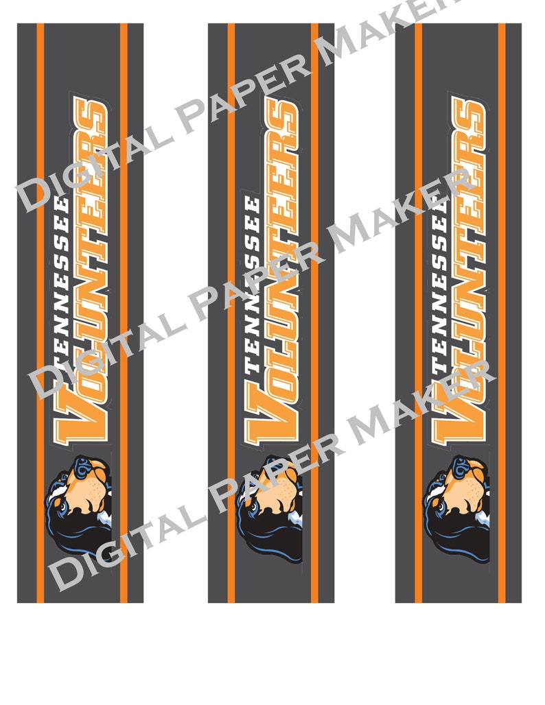 Tennessee Volunteers Party Pack to Use for Scrapbooking, Clipart ...