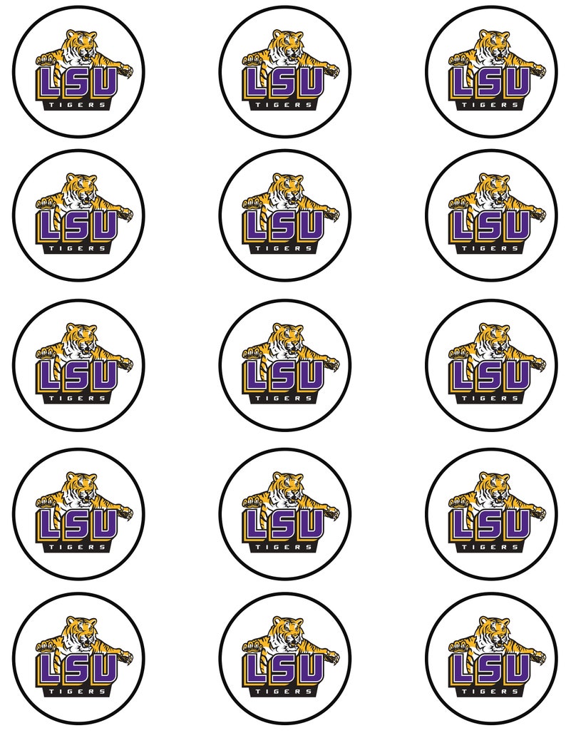 Louisiana State Tigers Party Pack to Use for Scrapbooking, Clipart ...
