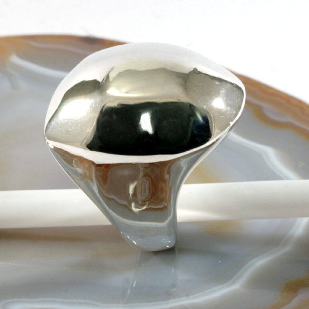 Ring, 925 Sterling Silver, Electroforming - Etsy