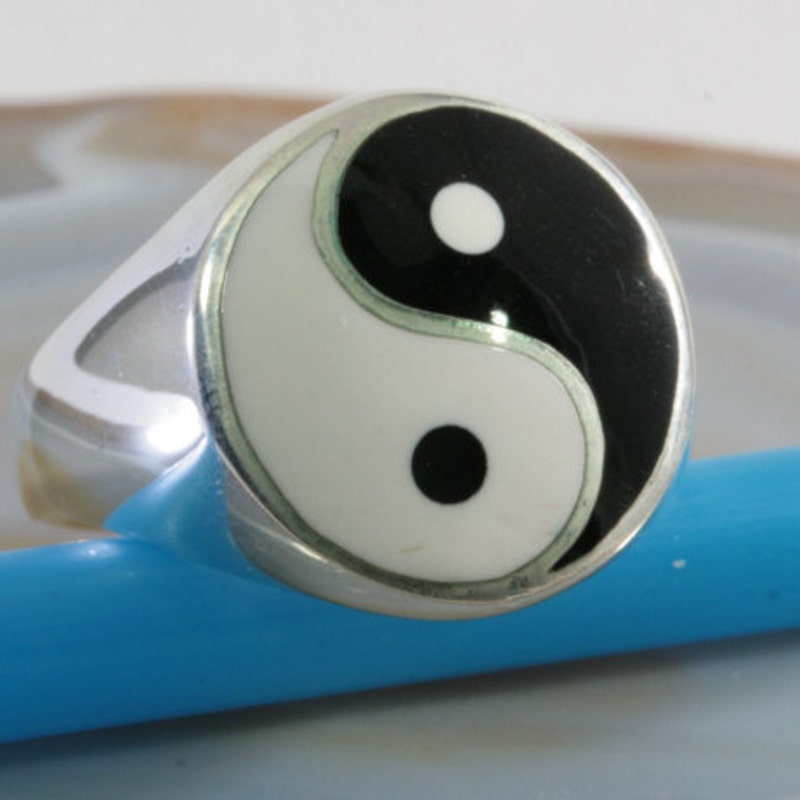 Yin yang ring - Etsy.de
