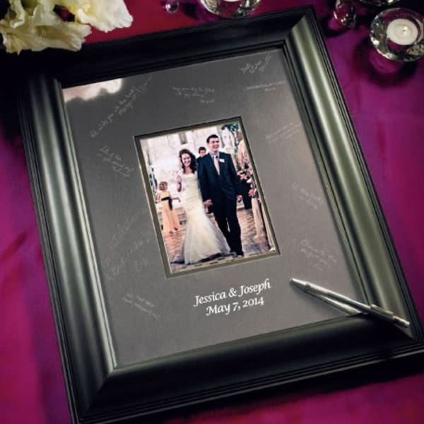 Wedding Guest Signature Photo Frame - Etsy