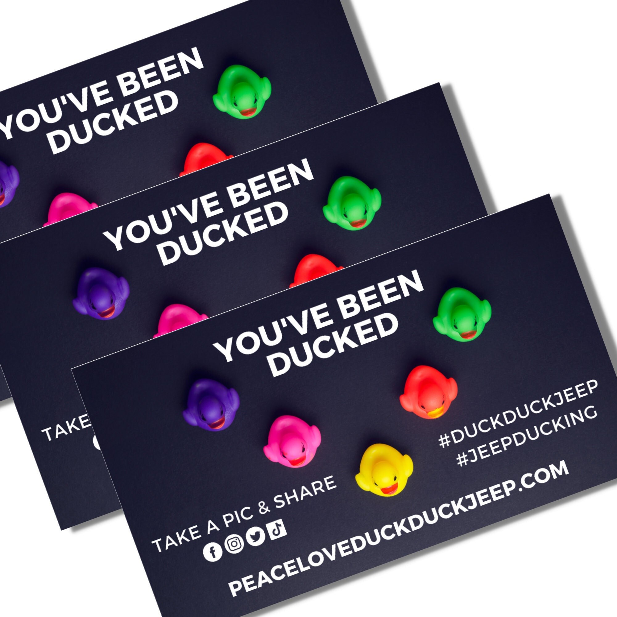 Printable Rubber Ducky Duck Duck Tags, You've Been Ducked Ducking Tags ...