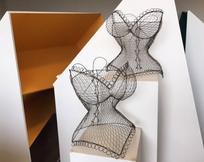 Twin Vintage Wire Corsets 1960's - Arm and A Leg Relics - Etsy