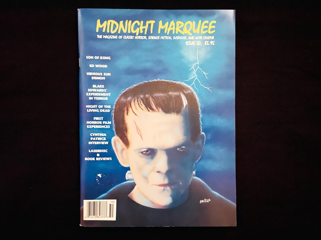 Vintage Midnight Marquee, Classic 90's Horror Movie Magazine Issue #50 ...