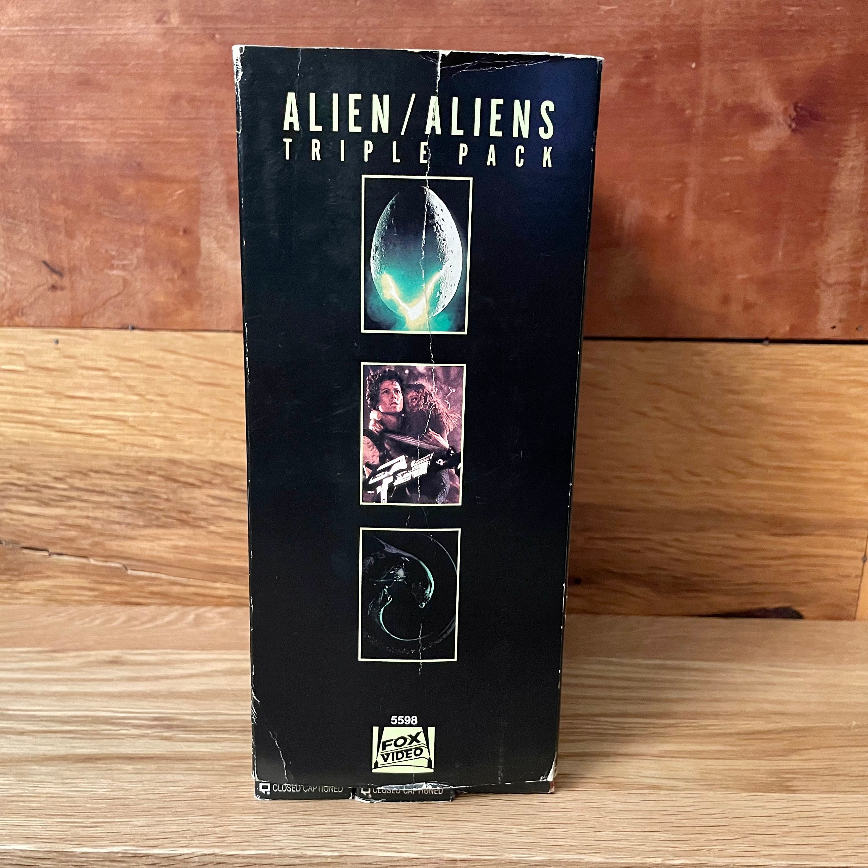 Vintage Alien/aliens/alien 3 Sci-fi Horror Movie VHS Triple Pack Box ...