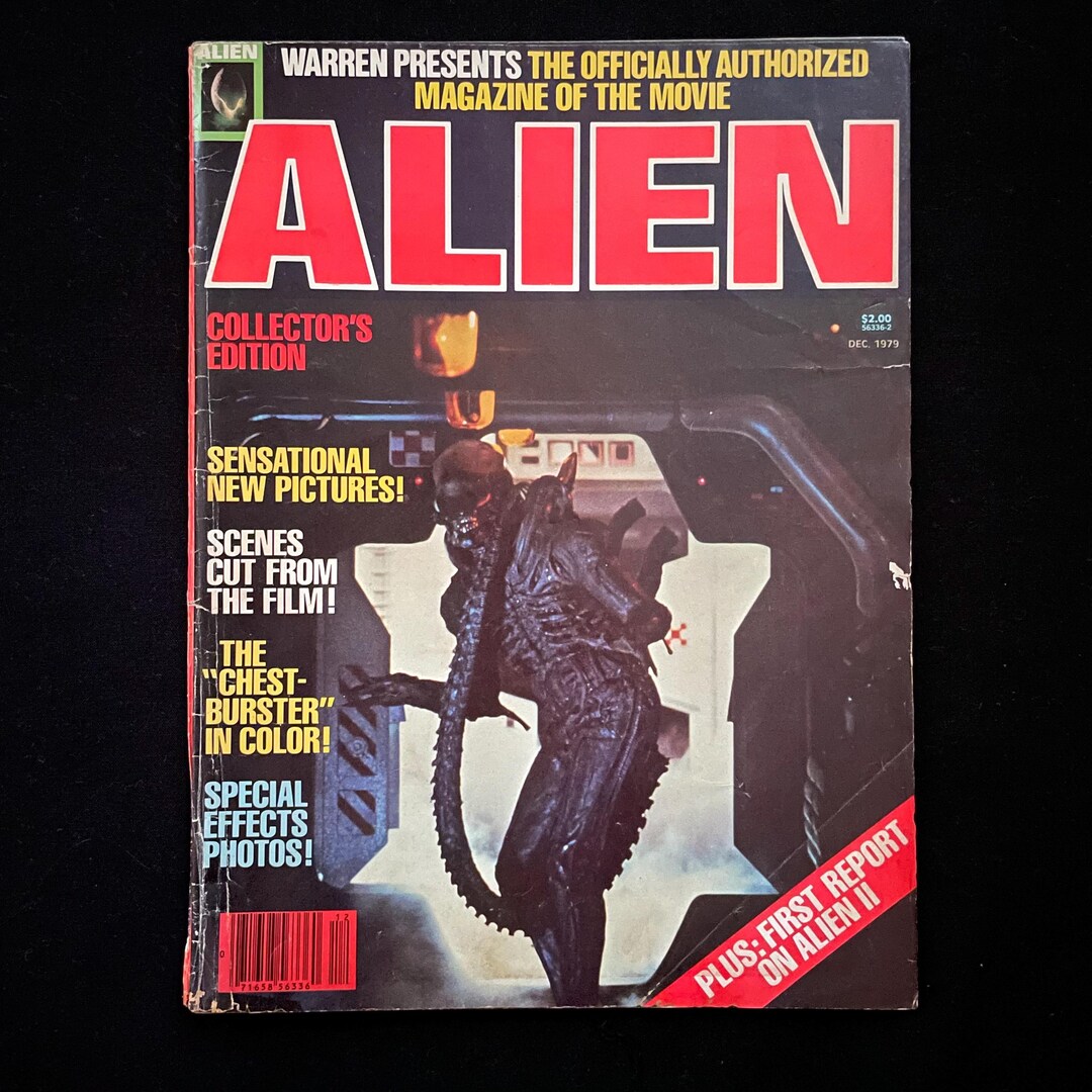 Vintage 1979 Alien Official Authorized Movie Magazine Original Ridley ...