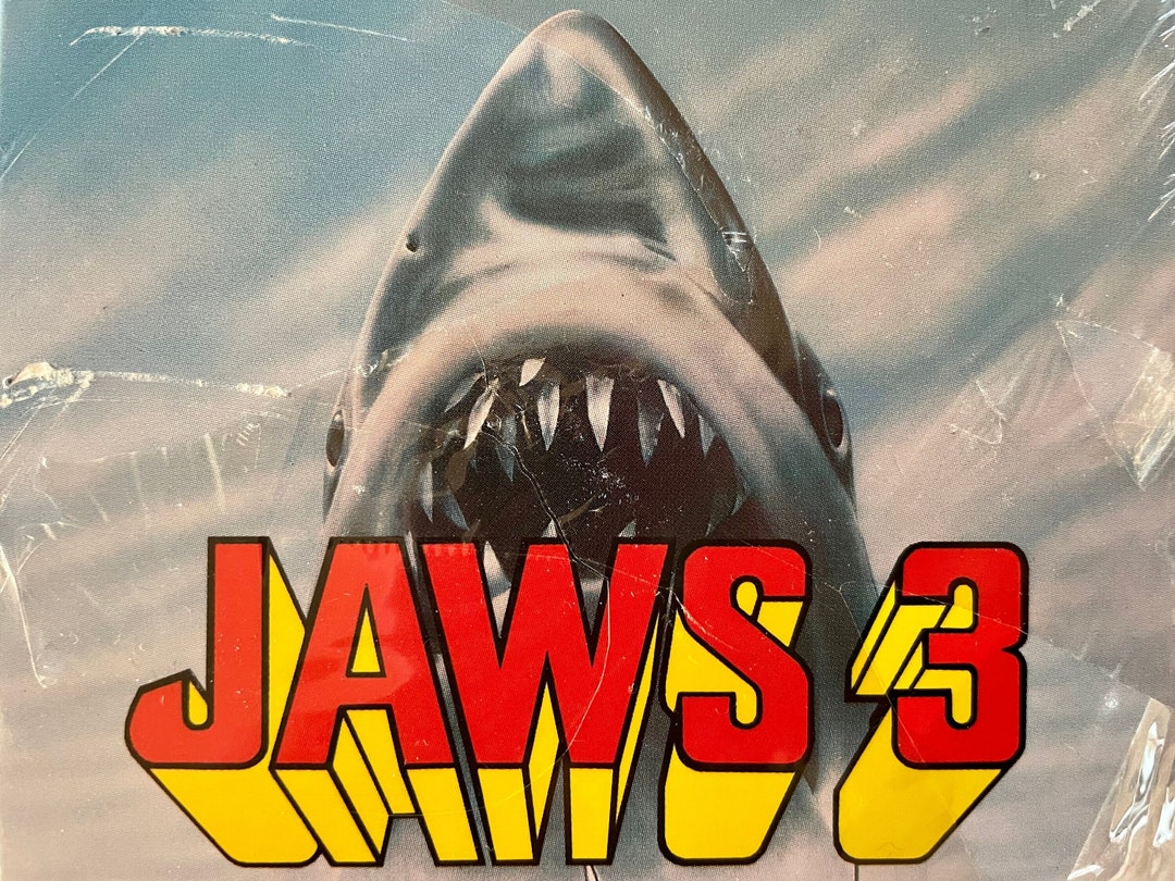 Vintage 80's Jaws 3 III VHS, 1983 Horror Movie, Brand New Sealed in ...