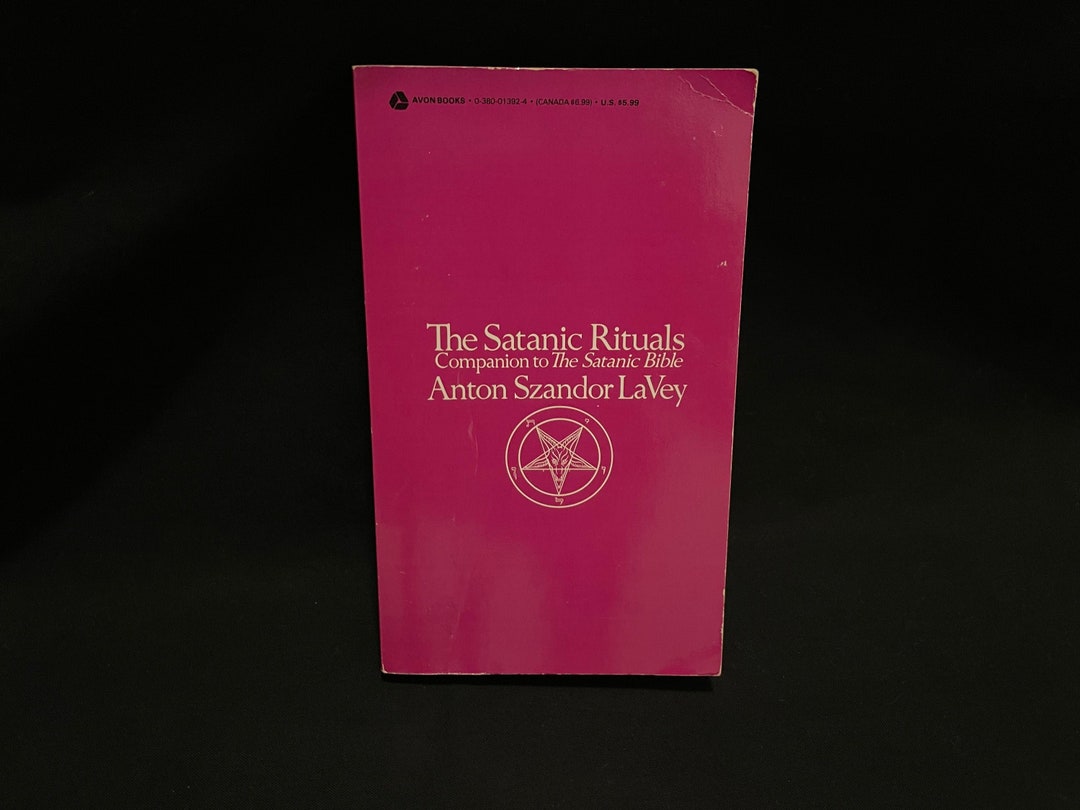 Vintage 70's the Satanic Rituals Paperback Anton Levay Occult Horror ...