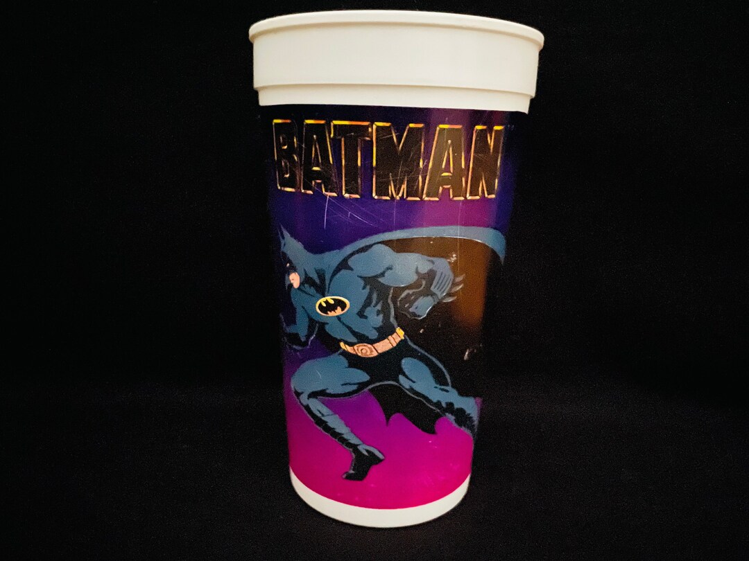 Vintage Batman 1989 Tim Burton Movie Promotional Drinking Collector Cup ...
