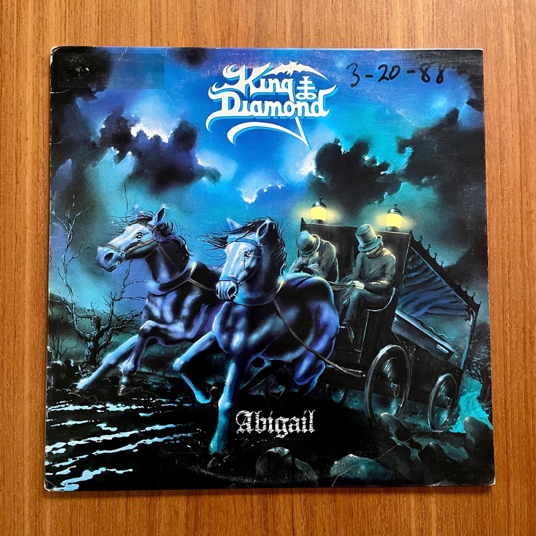 Vintage King Diamond Abigail Album Record LP, Original 1987 Roadracer ...