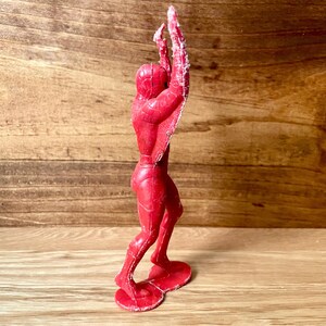 Vintage Marvel Comics Amazing Spider Man Red Plastic Marx Type Action ...