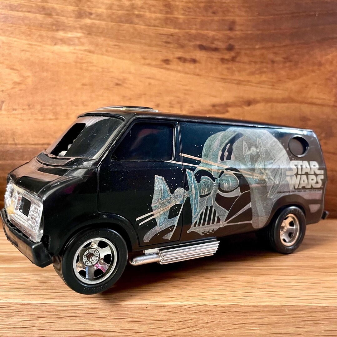 Vintage 70's Star Wars Darth Vader Decal Van: SSP General Mills Kenner ...