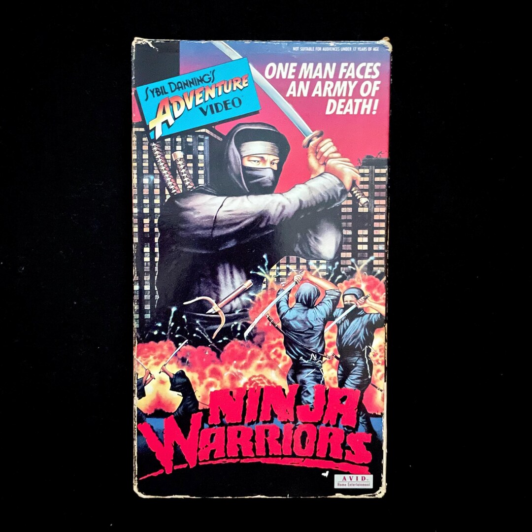 Vintage 90's Ninja Warriors VHS Sybil Danning's Adventure Video Ron ...