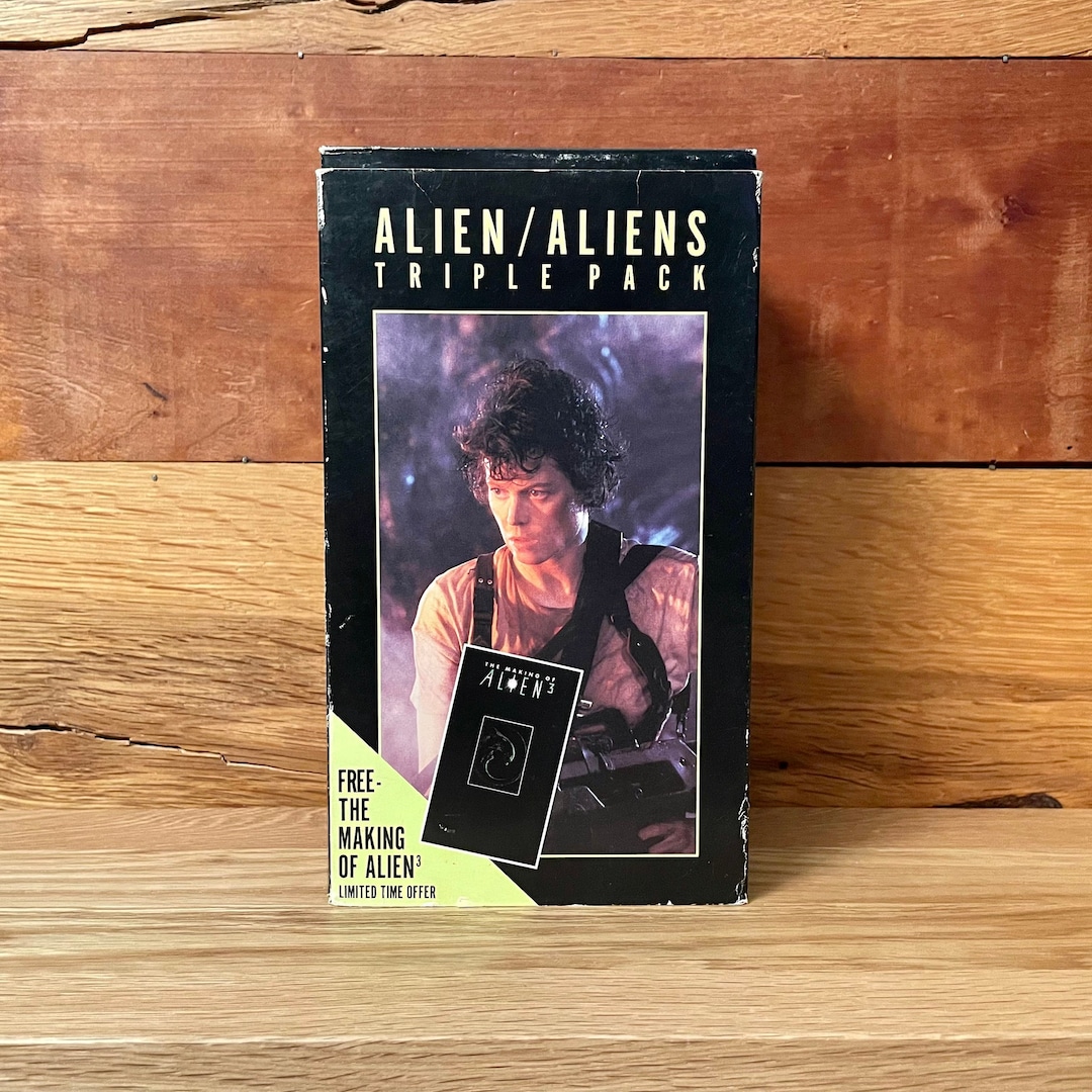 Vintage Alien/aliens/alien 3 Sci-fi Horror Movie VHS Triple Pack Box ...