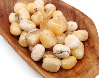 Yellow Quartz Crystal Tumbled Stone Polished Gemstone / - Etsy