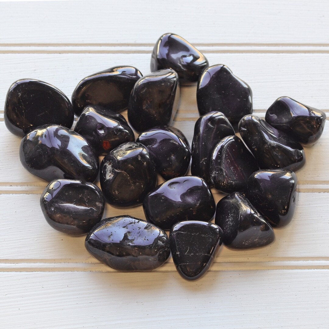 Onyx, Black Tumbled Stone - Etsy