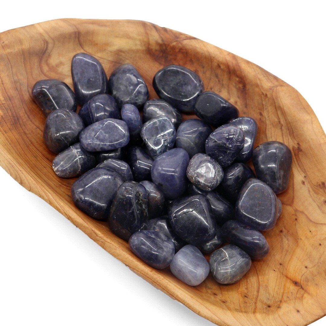 Iolite Tumbled Stone - Etsy