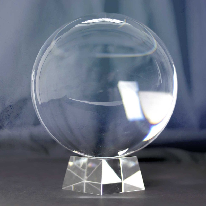 Large Crystal Ball - Etsy