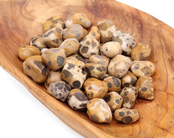 Leopardite Jasper Crystal Tumbled Stone Polished Stone - Etsy