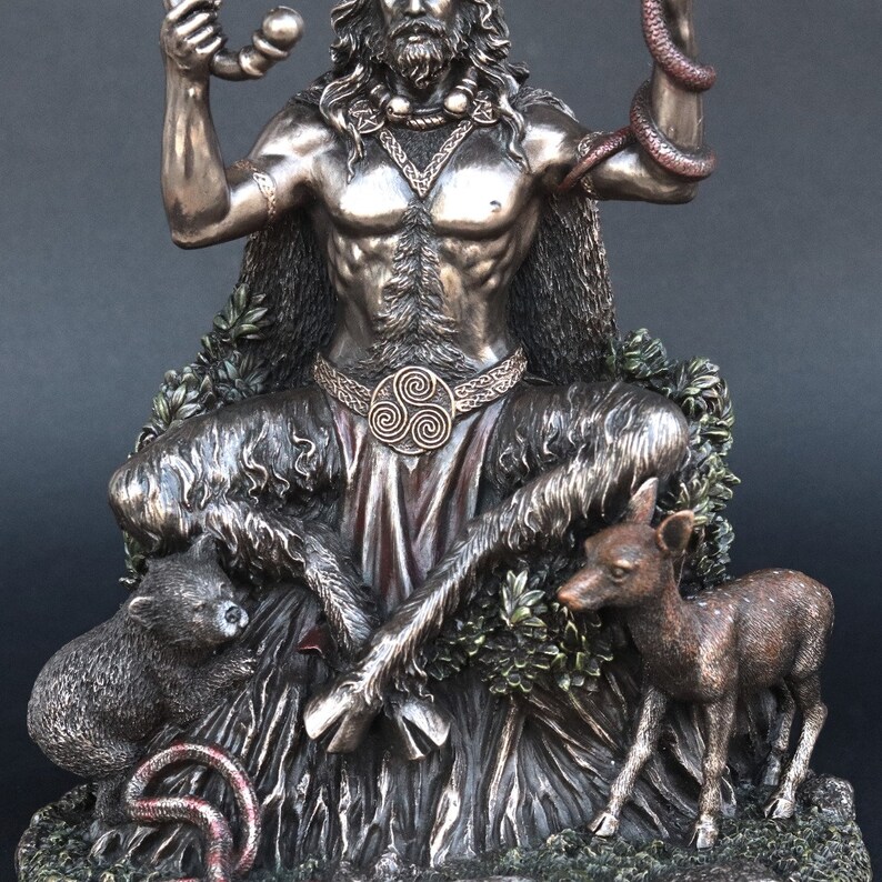 Cernunnos Celtic God Statue God Statue Cernunnos Statue | Etsy