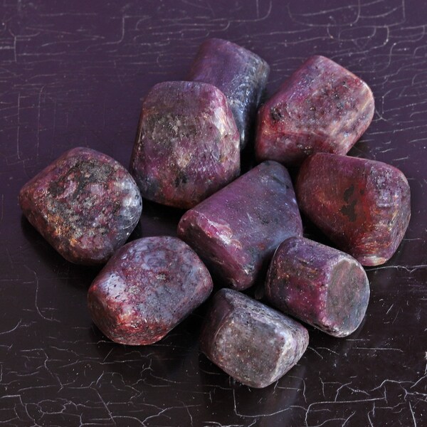 Tumbled Ruby - Etsy