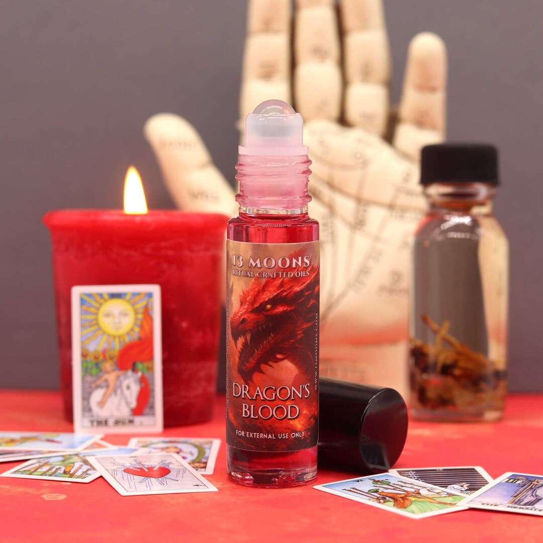 Dragon's Blood Ritual Crafted Oil for Enhancing Love, Protection ...
