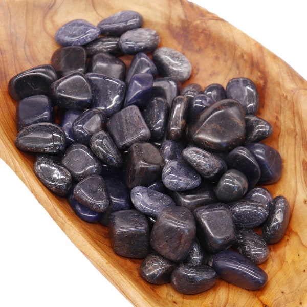 Blue Tumbled Stone - Etsy