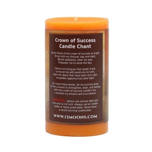 Crown of Success Candle Small Pillar, Spell Candle for Bringing Success ...