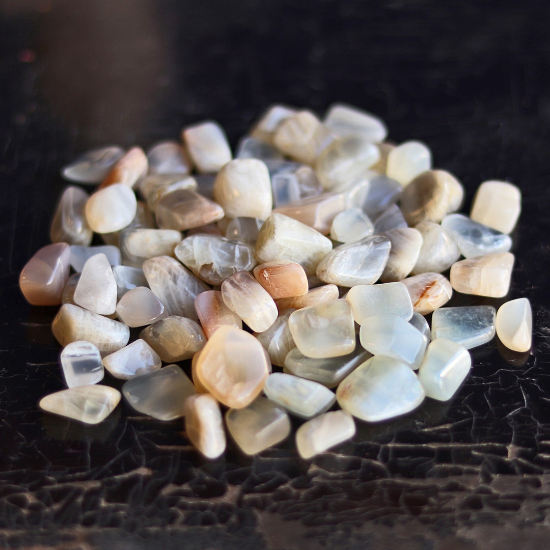 Moonstone Tumbled Stone - Etsy