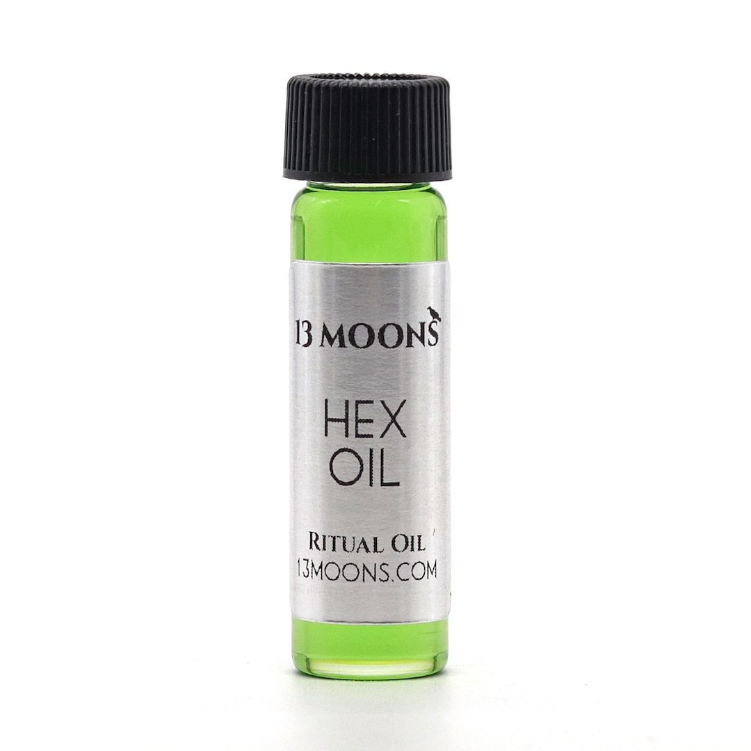 Hex Oil by 13 Moons, Spiritual Oil, Ritual Oil, Anointing Oil, Blended ...